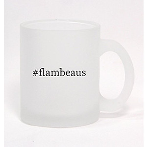 #flambeaus - Hashtag Frosted Glass Coffee Mug 10oz