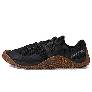 Merrell Women's Trail Glove 7 Sneaker, Black/Gum, 8