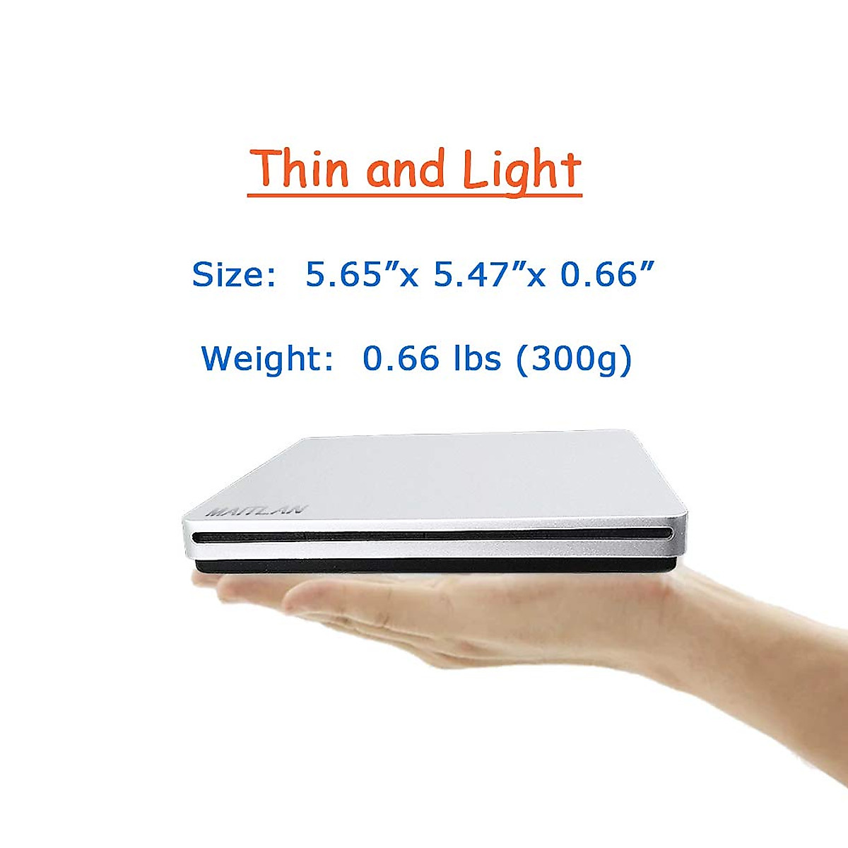 External 3D Blu-ray and DVD CD Players USB 3.0 SuperDrive Optical Drive for Apple iMac 27 21.5 Inch Mac Pro Book 2019 2020 2021 2022 Desktop Computers PC, Dual Layer 8X DVD+-RW DL 24X CD Writer