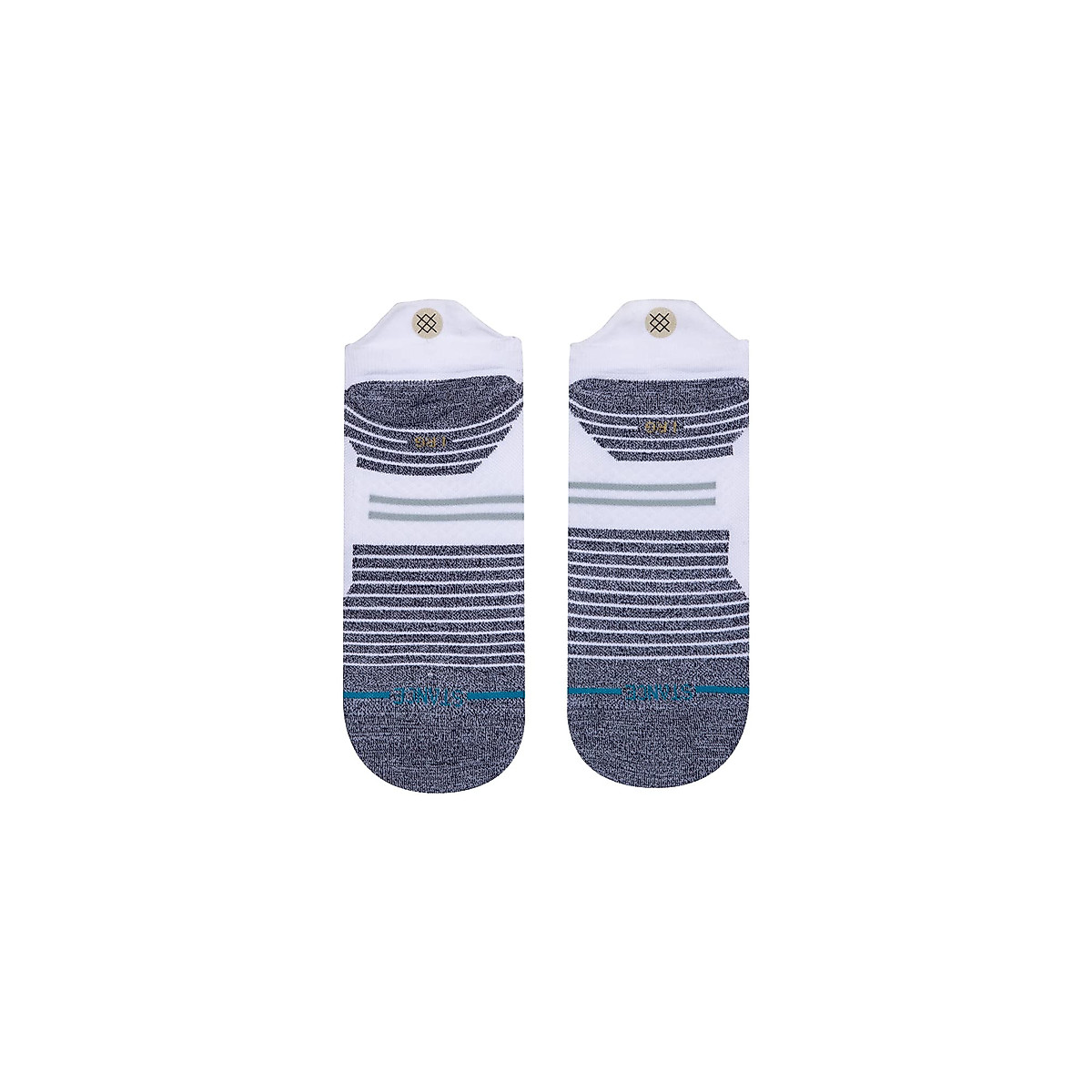 Stance Run Light Tab St Socks (Medium, White)