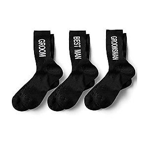 The Paisley Box Groom Socks/Men's Wedding Socks/Wedding Day Groom Socks (Groom)