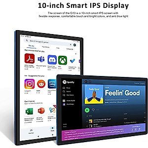 GOODTEL Android Tablet 10 Inch Tablet Octa-Core Processor 64 GB ROM Tablets, Smart IPS, 8000 mAh, Camera 5 MP + 8 MP, WiFi | Bluetooth, Tablet with Keyboard + Mouse (Blue)