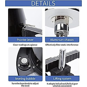 LZDOYY Rotational Viscometer Viscosity Meter NDJ-1 Fluidimeter Rotor Size: No 1;2;3;4 Four Spindles
