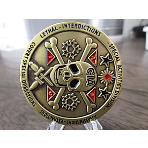 Central Intelligence Agency Covert Special Operations Clandestine Service Lethal Humint CIA Challenge Coin