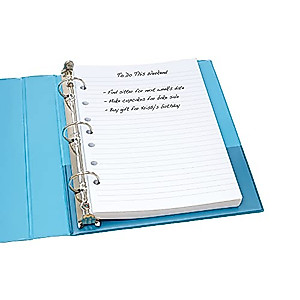 Avery Mini Binder Filler Paper, College Ruled, 5-1/2" x 8-1/2", 100 Sheets Per Pack, 4 Packs (14230)