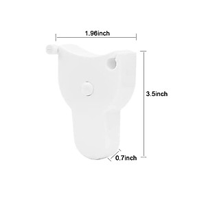 Automatic Retractable Body Measure Tape - 60 inch Telescopic Self Measuring Tape for Body Measurement and Weight Loss, Lock Pin and Push-Button Sewing Tapes-YAWALL(White)