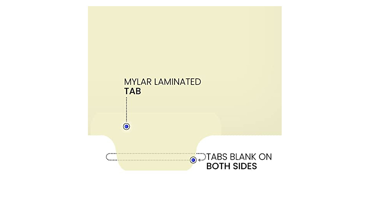 Custom Medical Chart Divider Sheets - Pack of 100