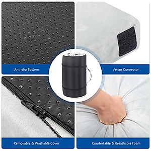 75" D x 25" W x 2.5" H Memory Foam Camping Mattress,Memory Foam Folding Sleeping Pad,Trifold Mattress,Crystal Velvet Cover, Foldable Floor Mattress Topper,Guest Bed for Adult,Camping Mat