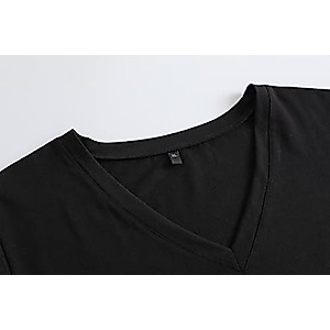 Vozanet Women's V Neck Sexy Pajamas Capri Sets Mexican Style Floral Sleepwear 2PCS Totem Casual Nighty Plus Size XL to 4XL, Purple, XXX-Large