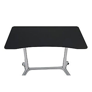 Calico Designs 51230 Sierra Height Adjustable Desk, Silver/Black 37.5 Inch