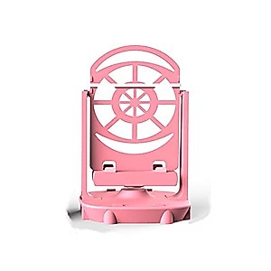 Phone Swing Step Counter Pedometer Walking Swing Shaker Mobile Stand Phone Wiggler for Poke-mon Go Phone Wiggler Accessories Phone Stand Holder(Support 2 Phones Under 6.5 Inch) (Pink)