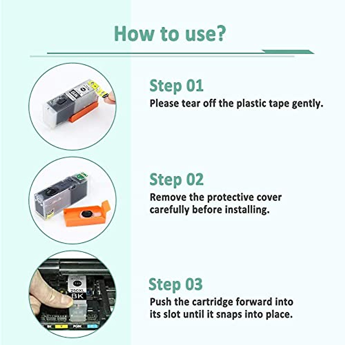 Compatible C A K E Ink Cartridges Replacement for 270XL 271XL 270 271 XL Ink Cartridges 5 Color, Work with Work with PIXMA TS5020 TS6020 MG6821 MG5720 MG5721 MG5722 MG6820 MG6822 MG7720 Printers