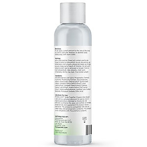 Promescent Organic Lube for Sex with Natural Ingredients, Premium Personal Lubricant Sex Gel for Couples, Personal Lube, Condom Compatible Natural Lube, Long-Lasting Aloe Lube, Water Based Lube (4 oz)