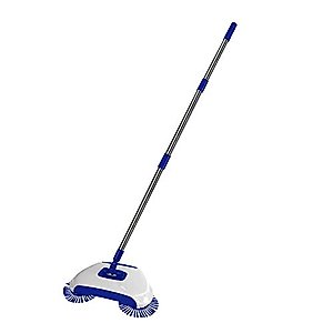 Mr. Clean Spin Brush Floor Sweeper in a Box, Blue