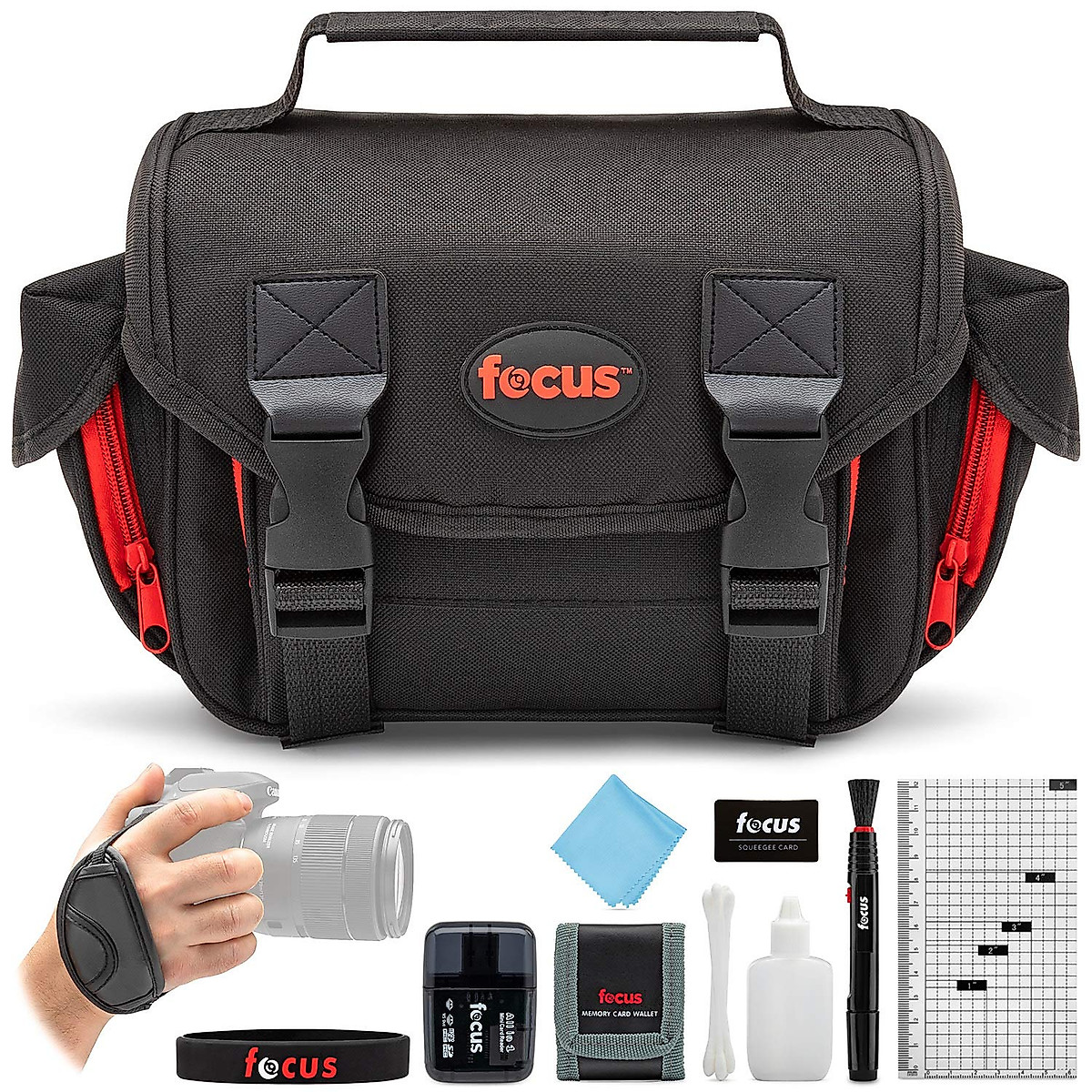 Panasonic LUMIX DMC-FZ2500 Digital Camera with 64GB Card and Accessory Bundle (7 Items)