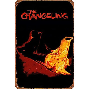 The Changeling Metal Tin Sign Garage Sign Wall Decoration Old Car Shop Movie Poster Oil Station Sign 8 × 12 inches