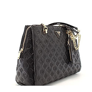 GUESS La Femme Girlfriend Shoulder Satchel, Black