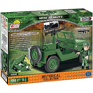 COBI Historical Collection M151 A1 Mutt Vehicle, Multicolor