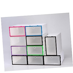 JOINPAYA Sanitary Napkin Storage Bag 4pcs Box Organizer for Shoes Shoe Holder Shoes Organizer Storage Containers Shoes Case Drawer Daily Necessities Clamshell Shoe Rack