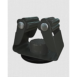 FYWZ Magnetic Mop and Broom Holder, Broom Gripper Stainless Steel Mop Hanger Magnetic Broom Holder for Refrigerator, RV Camper Wall Organizer, Garage Kitchen Laundry Tools Organizer - 2 Pack/Gray…