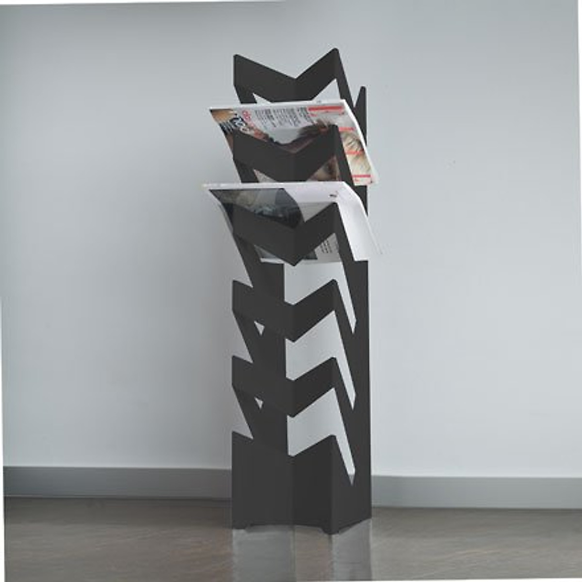 News Magazine Holder Finish: Silver