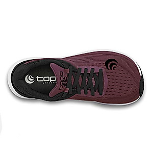 Topo Athletic Women's Ultrafly 3 Breathable Road Running Shoes, Wine/Black, Size: 6