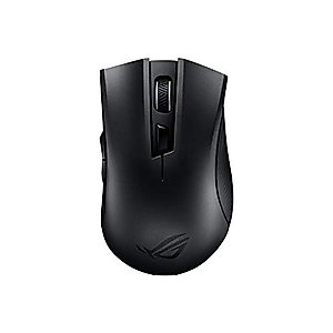 ASUS Portable Wireless Optical Gaming Mouse - ROG Strix Carry | Bluetooth & RF USB - Seamless Connection, No Interference | 7200 DPI | High Level Accuracy | Armoury II | Carry Pouch Included