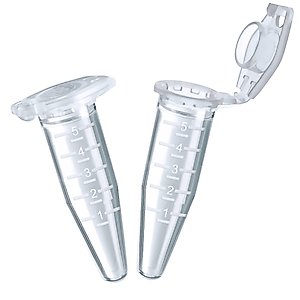 LABINVO 5ml Sterile Microcentrifuge Tubes with Safe-Lock Cap, Pack of 200, Max.RCF25000×G Conical Bottom Centrifuge Tubes, PP Material, Molded Graduation 10.5x51mm, IN-MT50A