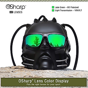 OSharp Performance Replacement Lenses for Bose Tempo BMD0010 Sunglasses - Jade Green