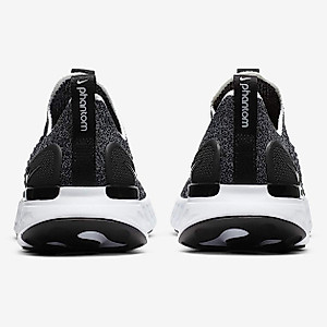 Nike React Phantom Run Flyknit 2 Womens Casual Running Shoe Cj0280-002 Size 5 Black/White