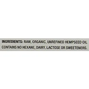 Nutiva Organic Cold-Pressed Unrefined Raw Hemp Seed Oil, 24 Ounce, USDA Organic, Non-GMO, Whole 30 Approved, Vegan, Gluten-Free & Keto, Rich In Omega 3 & 6 Fatty Acids