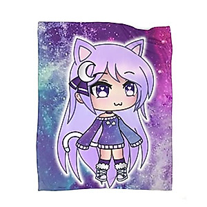 Enming Cartoon Game Blanket All Season Ultra Soft Throw Blanket Flannel Fleece, Warm Fuzzy Throw for Couch Bed Sofa 50''x40''