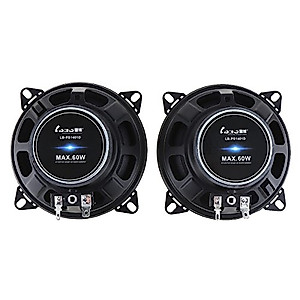 ePathChina 4 inch 60W 2-Way Full Range Frequency Car Audio Stereo Speaker Automobile Loudspeaker 2 pcs