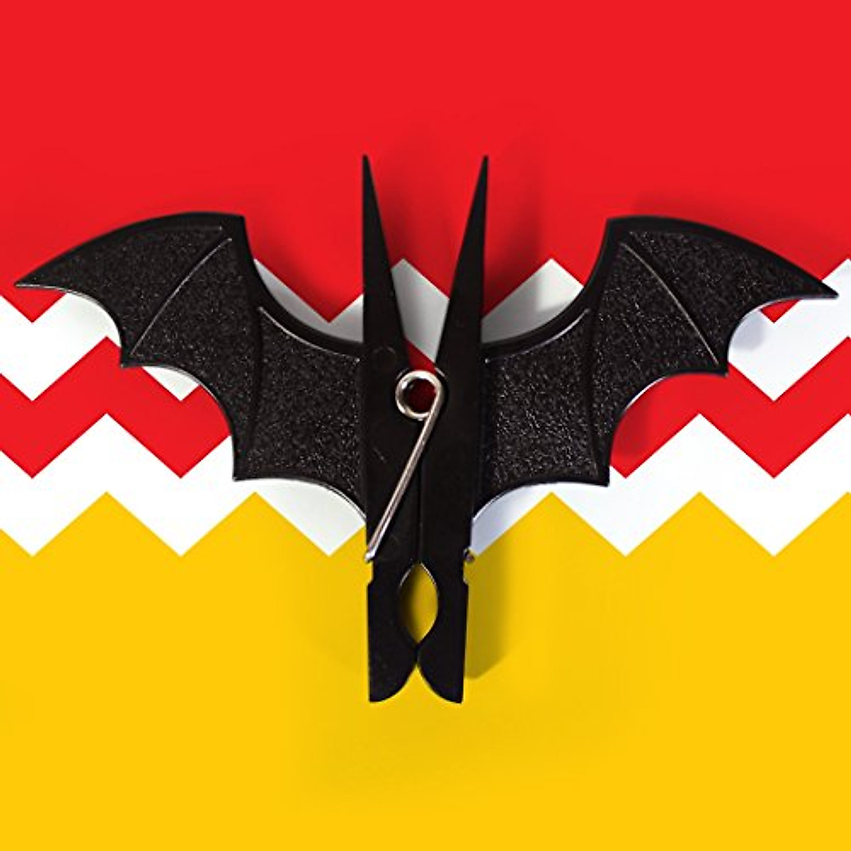 SUCK UK Spooky Bat Pegs, Black