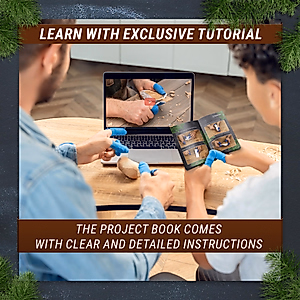 BeaverCraft, Wood Carving Kit Comfort Bird DIY - Complete Starter Whittling Knife Kit for Beginners Adults and Teens - Book Fun Project Carve Bird Hobby Whittling Knife - Learning Woodworking