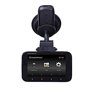Rand McNally DashCam 500 Wi-Fi-Enabled with 3 Inch Screen, 1080p & G Sensor