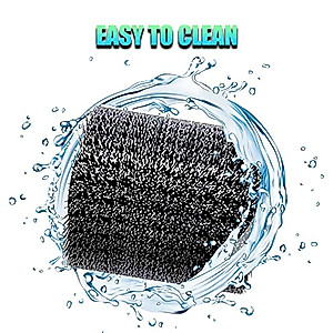 Motorized Grill Brush PURAMI Safe Grilling Rescue Gift No Shedding Bristles, 360° Rotating Cleaner Brush, Heavy Duty BBQ Accessories for Porcelain/Weber Gas/Traeger/Charcoal Grilling Grates