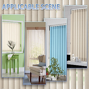 12 Pcs Vertical Blind Repair Vane Savers, White Blind Repair Clip Vertical Blind Repair Tabs, Window Blinds Replacement