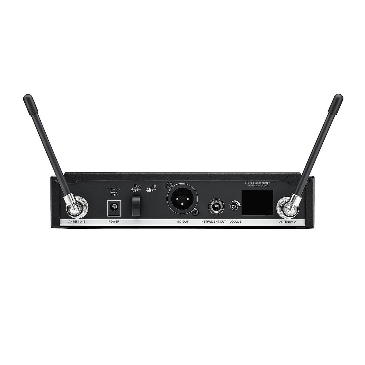 Shure BLX24R/SM58 Wireless Microphone System - 14-Hour Battery Life, 300 ft Range, UHF | SM58 Handheld Vocal Mic, Single Channel Rack Mount Receiver | J11 Band (BLX24R/SM58-J11)
