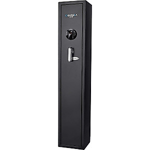 BARSKA New Large Quick Access Biometric Rifle Gun Safe Cabinet 9.8 in x 8.6 in x 52.17 in