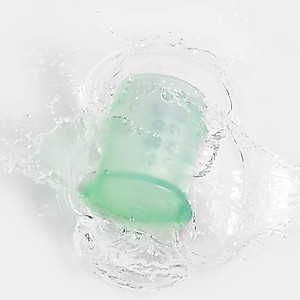 Olababy Silicone Training Cup | Water Drinking Cup For Babies | 6+ Mo Infant To 12-18 Months Toddler | Transition To Sippy Cup For Kids & Smoothie Cup With Straw | Baby Led Weaning Supplies & Gifts