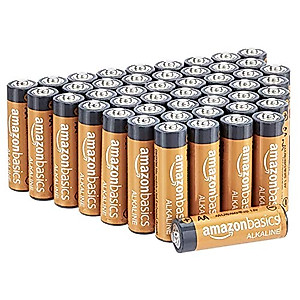 Amazon Basics Alkaline Battery Combo Pack | AA 48-Pack, AAA 36-Pack, 9 Volt 8-Pack (May Ship Separately)
