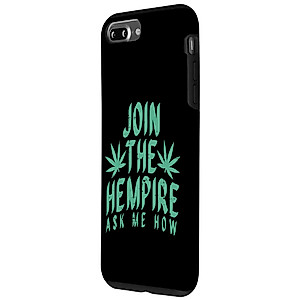 iPhone 7 Plus/8 Plus CBD Cannabidiol Hemp Plant Cannabis Join Ask Me How Case