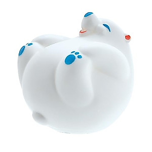 Nuby Penguin Slide Bath Toy Play Set with 4 Bath Squirters - Baby Bath Toys for Boys and Girls 12+ Months - Suction Cup Toy Attaches to Shower Wall