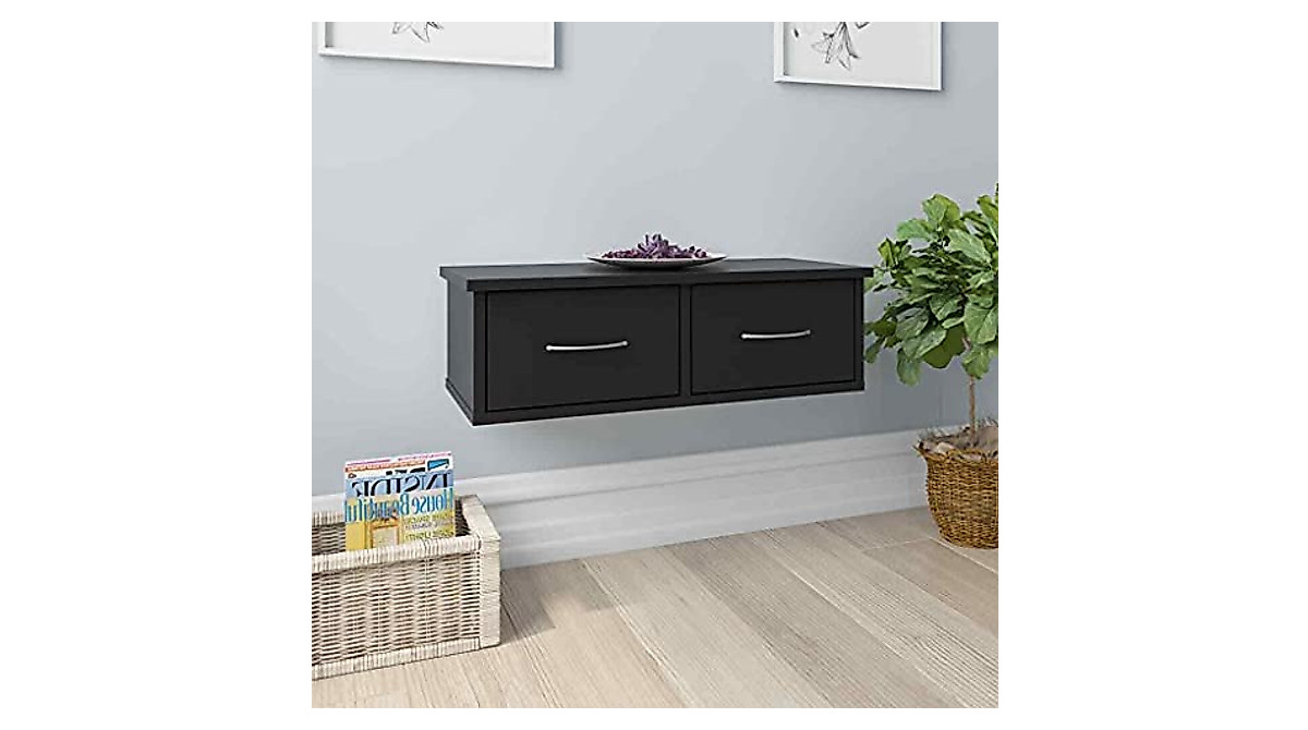 GXP Wall-Mounted Shelf with Drawer - Modern Storage Solution