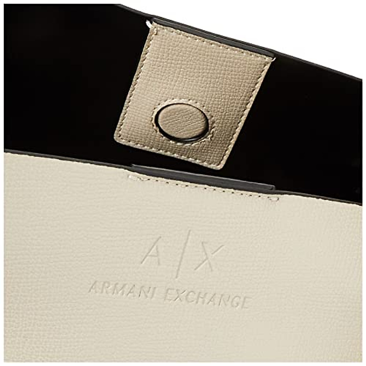 A|X Armani Exchange Women's Medium Woven Shopping Bag, Noise, OS