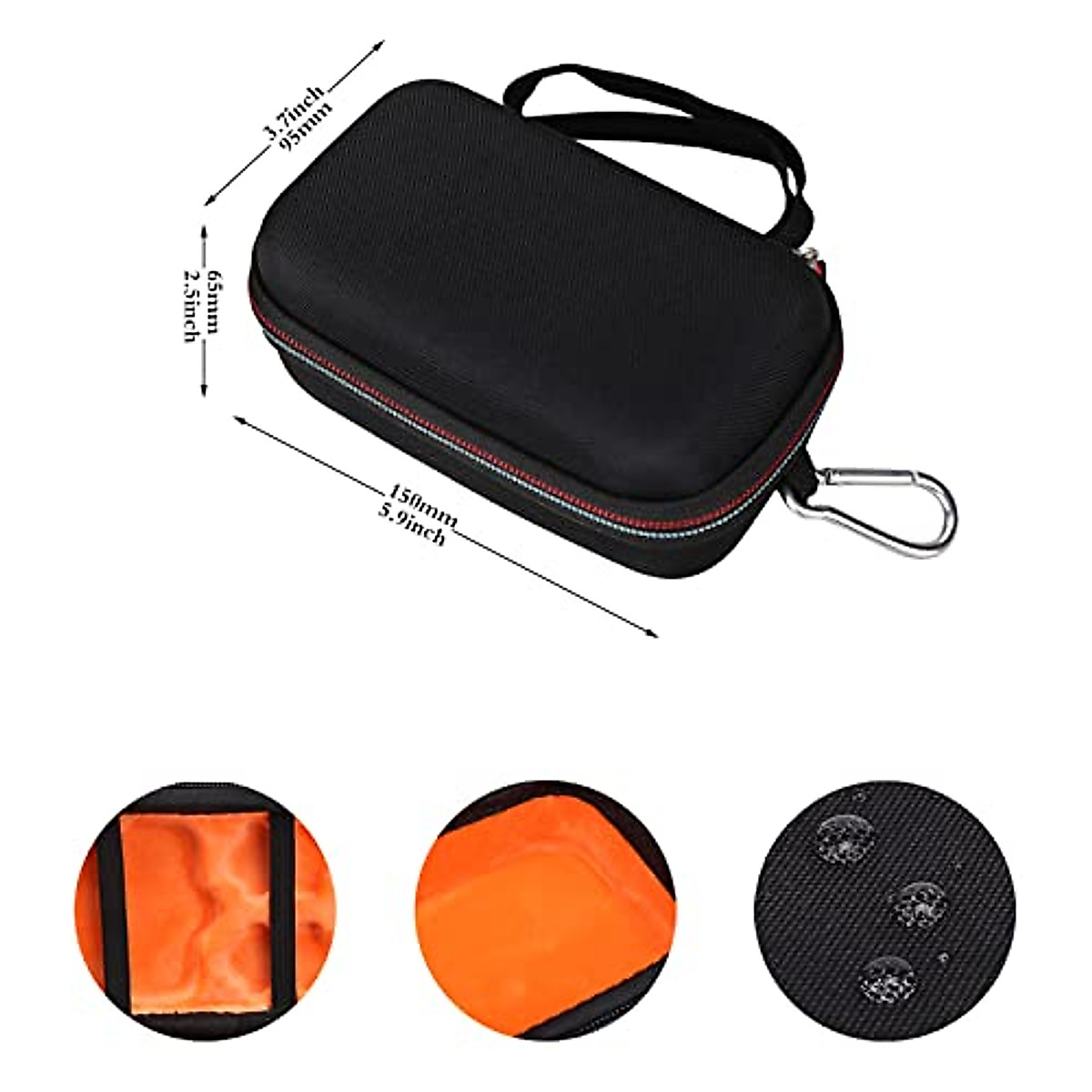 Mchoi Hard Portable Case Compatible with Square Reader Dock, Case Only