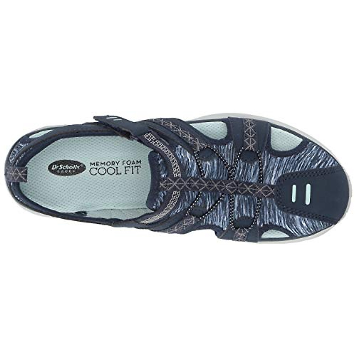 Dr. Scholl's Shoes Women's Andrews Fisherman Sandal, Navy Nubuck/Fabric, 7 M US