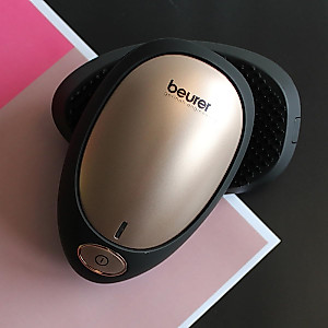 Beurer Electric Detangling Brush with Negative Ion Technology | Straightening Brush for Frizz-Free, Smooth Hair