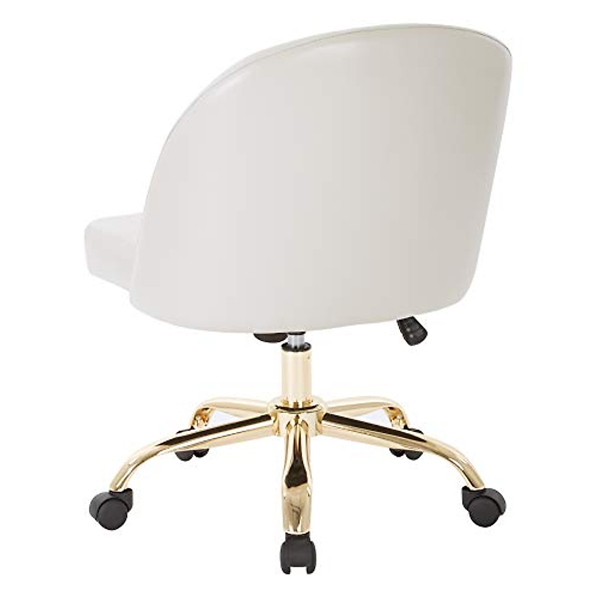 OSP Home Furnishings Layton Office Chair, Cream